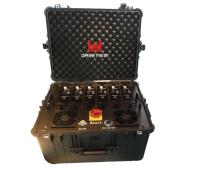 China Outdoor 6 Band Bomb Radio Signal Blocker With High Gain Omni Fiber Glass Antenna for sale