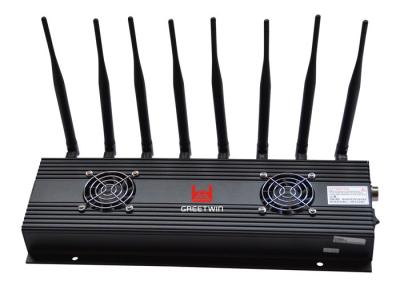 China Desk Top 173 MHz Lojack Signal Jammer 3G 4G WiFi Bluetooth Remote Control for sale