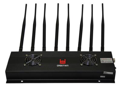 China 8 Band GPS Signal Jammer , Radio GPS Blocker Signal Jammer Satellite Phone for sale