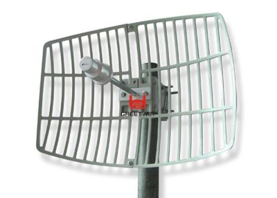 China Vertical Mobile Signal Repeater 2.4 Ghz 24dBi Grid Parabolic Antenna 3G for sale