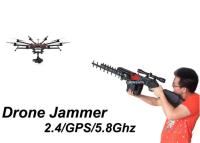 China Glonass 2.4G 5.8G GPS Digital Drone Signal Jammers 2KM Long Distance for sale