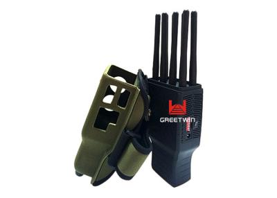 China 5.5W Military Sheath Pocket Cell Phone Jammer / Portable Cell Phone Jammer for sale