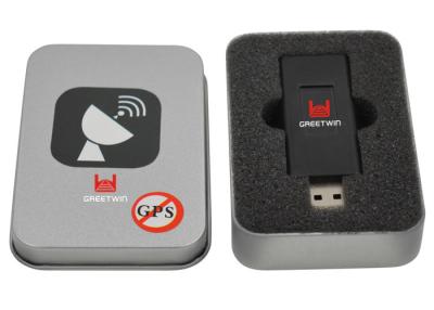 China Black USB Disk GPS Signal Jammer Mini GPS Blocking Device 1575.4±2MHz for sale