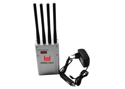 China 8 Frequency Band Handheld Jammer Mobile Phone Signal Blocker 30m Range for sale