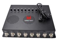 China 2G 3G LTE 4G Adjustable Mobile Phone Signal Jammer , 80W phone signal scrambler for sale