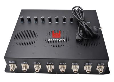 China 2G 3G LTE 4G Adjustable Mobile Phone Signal Jammer , 80W phone signal scrambler for sale