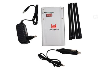 China Handheld mobile phone signal blocker 4 Antennas 4G LTE800 LTE2600MHz for sale