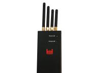 China Four Omni Antennas Portable GPS Signal Jammer , 3G Anti - tracking gps blocker for cars for sale