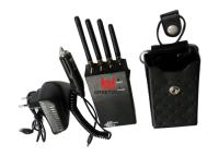 China GSM850 PCS1900 Anti - tracking mobile phone gps jammer With four 3dBi Antennas for sale