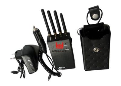 China GSM850 PCS1900 Anti - tracking mobile phone gps jammer With four 3dBi Antennas for sale