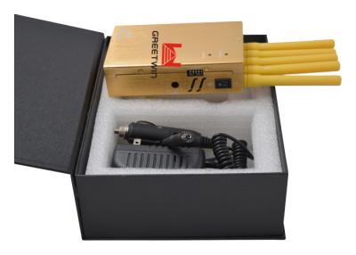 China High Performance Cell Phone Signal Jammer To Block All GPS  With 5 Antennas for sale