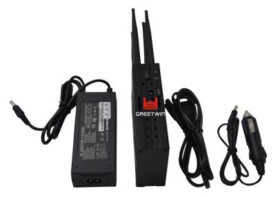 China Handheld cell phone signal jammers 6 Antennas Block All American Frequency Bands for sale
