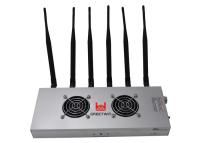 China 6 Antennas 12W 4G2300 LTE800 LTE2600 Cell Phone Signal Jammer 30 Meters for sale