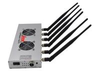 China 6 Antennas 12W 4G2300 LTE800 LTE2600 Cell Phone Signal Jammer 30 Meters for sale