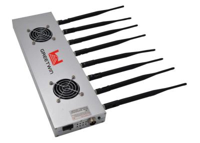 China Wi-Fi 2G 3G 4G Cell Phone Signal Jammer 8 Antennas For Car / Bus for sale