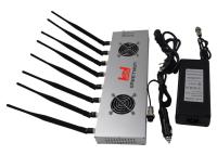 China 16W Powerful WiFi Bluetooth 3G 4G Mobile Phone Jammer With Light Weight for sale