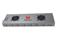 China Wi-Fi 2G 3G 4G Cell Phone Signal Jammer 8 Antennas For Car / Bus for sale
