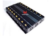 China 16 Antennas Adjustable Cell Phone Signal Jammer Blocker VHF UHF Wireless Signal Jammer for sale