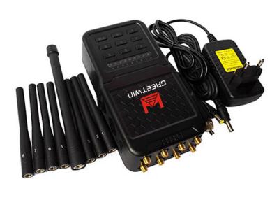 China 5.8 G High Power Mobile Phone Jammer , ABS Shell RF Frequency Jammer Up To 20m for sale