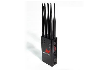 China 3 Hours WIFI GPS Mobile Phone Signal Jammer , 4G LTE700MHz Wireless Signal Blocker for sale