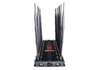 China 16 Antennas GSM900 LTE1800 Mobile Phone Signal Jammer WIFI GPS1500MHz for sale