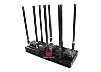 China 160M Adjusted Portable WiFi Signal Jammer 700MHz-5800MHz With 7 Cooling Fan for sale