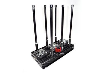 China Powerful Desktop 6 Channel Mobile Phone Signal Jammer For Prisons Courts for sale