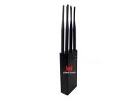 China High Gain 6 Channel Mobile Phone Signal Jammer , 3G2100 WiFi Cell Phone Reception Blocker for sale