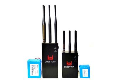 China 5W High Power Cell Signal Blocker , 2G 3G Mobile Cell Phone Jammer With 6 Antennas for sale