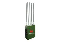 China Manpack GPS WiFi Drone Signal Blocker , Portable Anti - Drone UAV Jammer for sale