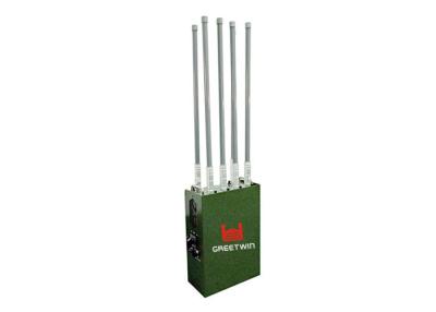 China Manpack GPS WiFi Drone Signal Blocker , Portable Anti - Drone UAV Jammer for sale