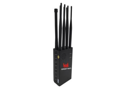 China 8 Antennas Cell Phone Blocking Device , Portable Signal Jammer With 3dBi High Gain Antenna for sale