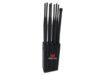 China Lojack 173MHz 5.6W Mobile Phone Signal Jammer , WiFi GPS Cell Phone Signal Blocker for sale