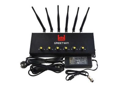 China 4G 15W Desktop Mobile Phone Blocker with Adustable 6 Bands for Meeting for sale
