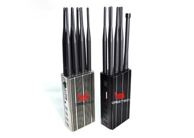China Portable Selectable Cell Phone Blocker Jammer With 8000mah Capacity Battery for sale