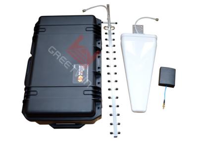 China 1.5 Km Long Distance Drone Signal Jammer 54 Watt With Directional Antennas for sale