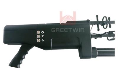 China Digital Gun Style Drone Signal Jammer With Radio Frequency , 1500m Jamming Range for sale