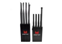 China Portable Selectable Cell Phone Blocker Jammer With 8000mah Capacity Battery for sale