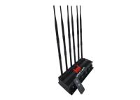 China 6 Band 4G Cell Phone Signal Jammer with Remote Control , Adjustable Output Power for sale