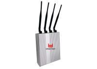 China 4 Antennas GSM 3G Full Band Smartphone Jammer with Optional Jamming Range for sale