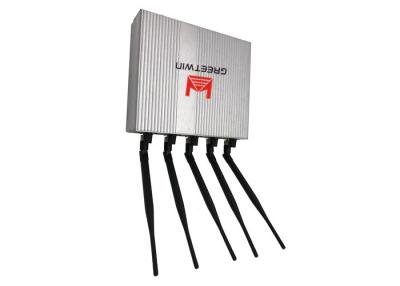 China 3G 4G Adjustable RF Blocker , Mini Portable Mobile Phone Signal Jammer for Schools for sale
