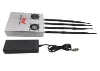 China WIFI Cell Phone Signal Jammer , Mobile Rf Frequency Jammer with 4 Antennas for sale
