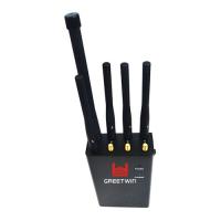 China 8 Antennas Handheld Cellphone Jammer , GSM 3G 4G LTE Wifi Signal Jammer for sale