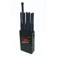 China 8 Antennas Handheld Cellphone Jammer , GSM 3G 4G LTE Wifi Signal Jammer for sale