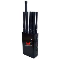 China Lojack 8 Bands Portable Signal Jammer for Recording Studios , Selectable 3G 4G GPS for sale