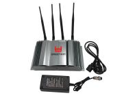 China Small Weight Gps Jamming Device Cell Phone Signal Blocker 2G 3G WIFI ABOUT 25m for sale