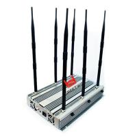 China 70W 2G 3G 4G WiFi Mini Portable Cellphone Jammer Indoor Using 4 Cooling Fan Inside for sale