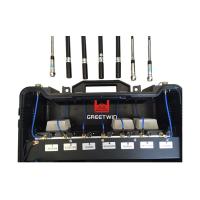 China 6 Bands Gps Jammer Blocker , Cell Signal Blocker Jammer Bulit In Battery for sale