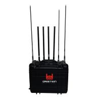 China Backpack Mobile Network Jammer 90W With High Gain Omni Directional Antennas for sale