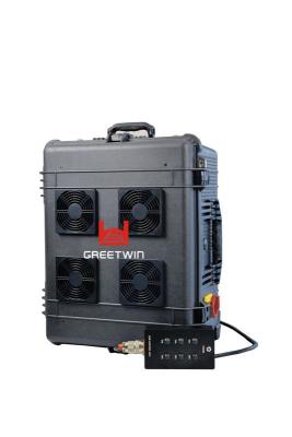 China Long Range 2.4G 5.8G GPS Drone Signal Jammer , High Power Backpack Jammer for sale